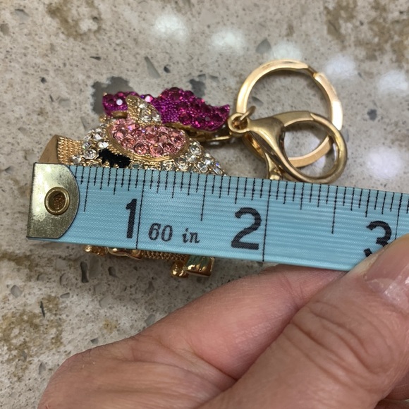 Accessories | Sparkling Pig Key Chain | Poshmark
